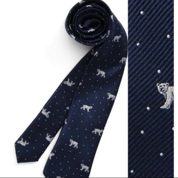 Nordstrom | Accessories | Nordstrom Boys Navy Blue Silver Polar Bear ...